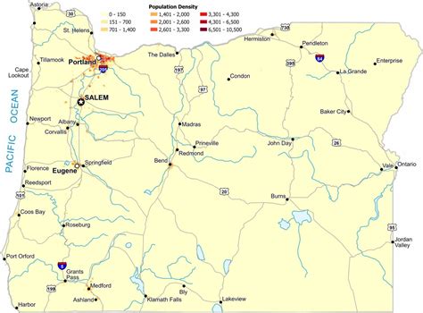 Oregon Zip Code Map Us Maps