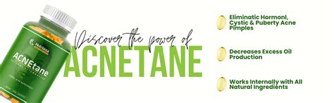 Acnetane All Natural Vitamin Supplement For Treating Acne