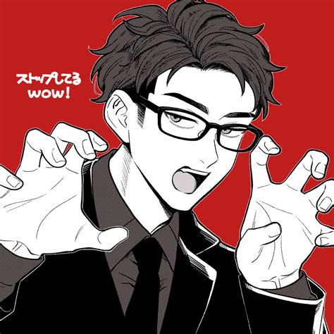 Safebooru 1boy Claw Pose Collared Shirt Commentary Eyebrow Cut Futsuu