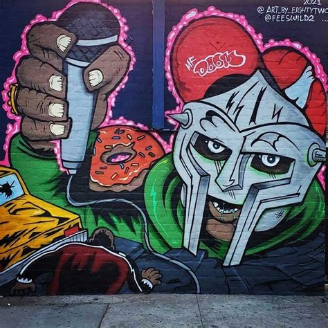 Graffiti προς τιμήν του Mf Doom R I P Street Mode Festival