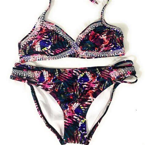 Pink Victorias Secret Swim Victorias Secret Large Bikini Set New