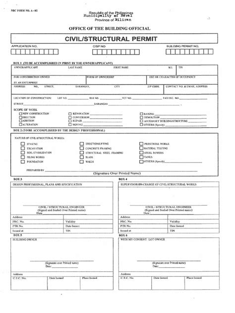 Civil Structural Permit Pdf