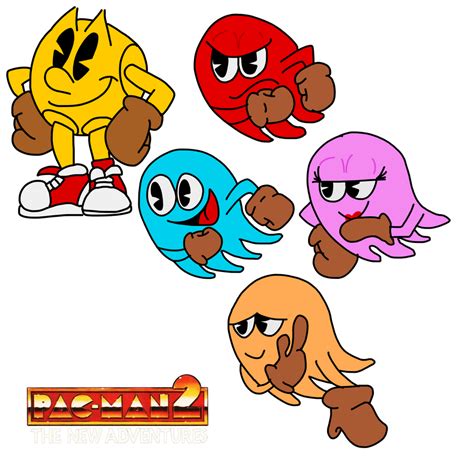 Pac Man And Ghost Gang Pm2tna Ver By Pacsac1 On Deviantart