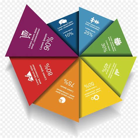炫彩三角形图表矢量png图片素材下载图片编号10794232 Png素材网
