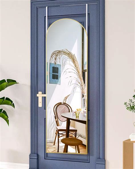 Neutype Full Length Mirror Hanging Over The Door Or Leaning