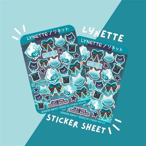Lynette Genshin Etsy