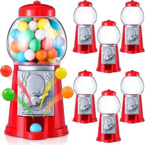 Viorawhite 12 Pack Mini 5 Gumball Machine Without Candy