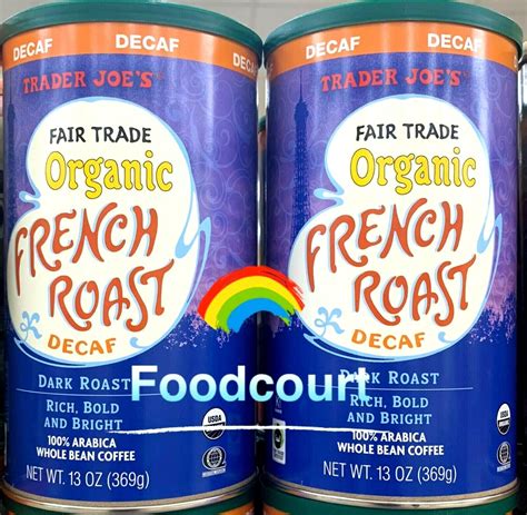 Trader Joes Organic Fair Trade French Roast Decaf Whole Bean Coffee 13