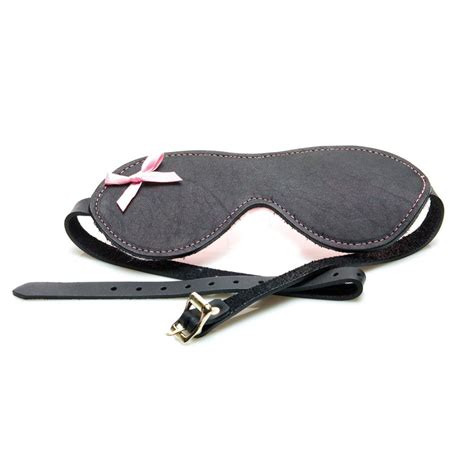 Sex Kitten Leather Blindfold Free Discreet Shipping