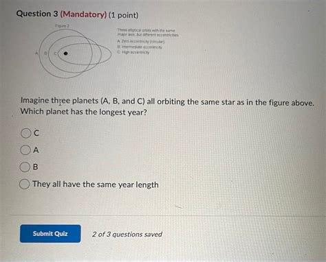 solved question 3 mandatory 1 ﻿point three elptcal obts