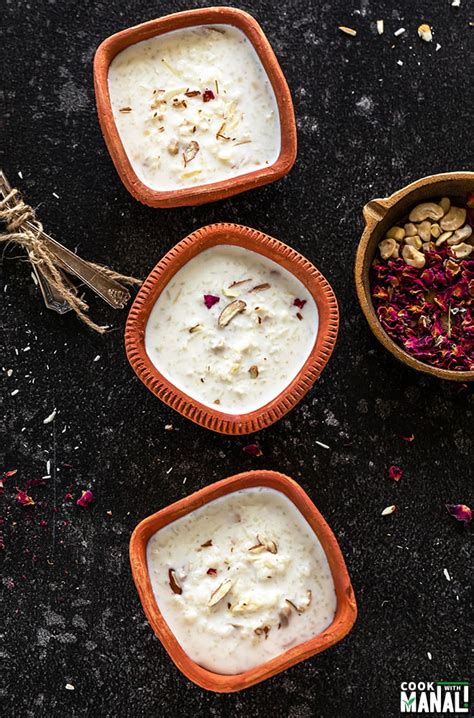 Rice Kheer Indian Rice Pudding Cook With Manali