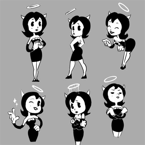 Alice Angel By Blackatstoryteller Alice Angel Cartoon Style Drawing Illustration Character