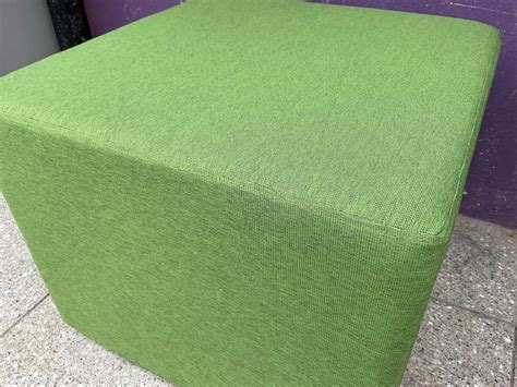 Green Cube Footstool We Probably Have It