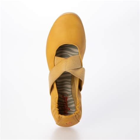 ソフティノス Softinos Softinos パンプス （washed Leatheryellow） ファッション通販