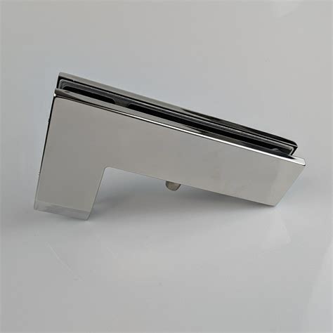 Heavy Duty Over To Side Panel Pivot Patch Fixing Polished Stainless
