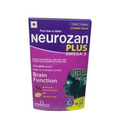 Omega 3 Neurozan 10 Caps 10 Tab Brain Function At Rs 380box In Dombivli