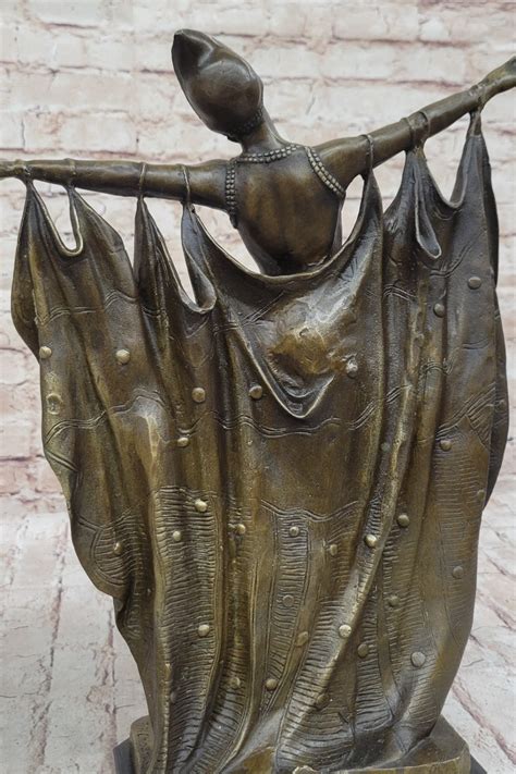 Wonder Chiparus Woman Dancer Nude Bronze Statue Sculpture Figure Figur