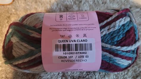 Lana Matificada Uva Claro Revesderecho Queen Bazar Monik