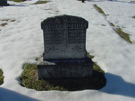 Rufus Winslow Singleton 1845 1902 Find A Grave Memorial