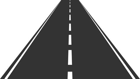 Straight Road With White Markings Vector 15397343 Vector Art At Vecteezy