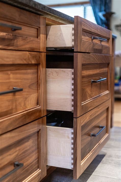 Custom Solid Wood Dovetail Drawers Waterville Woodcraft
