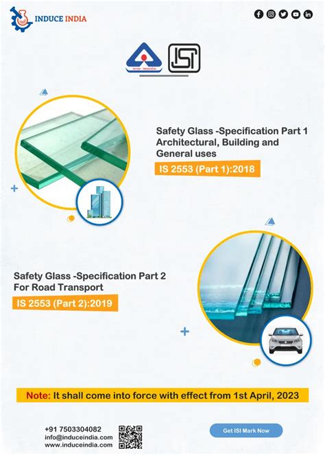 Isi Mark Certification For Safety Glass At ₹ 60000certificate In New Delhi