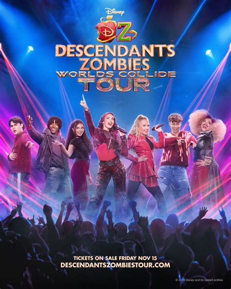 Disney Announces Descendantszombies Worlds Collide Tour Coming To