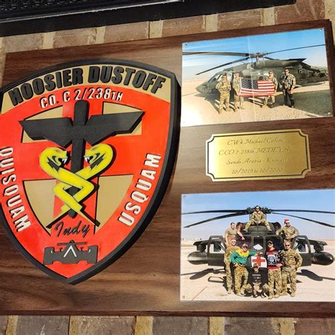 Military Going Away Plaque Etsy