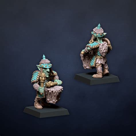 3d Printable Vassal Levies Command Group By Dragons Lake Miniaturas