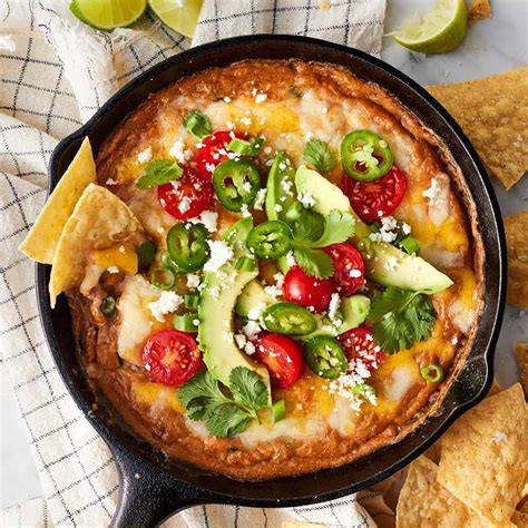 Cheesy Mexican Pinto Bean Dip Hot Bean Dip