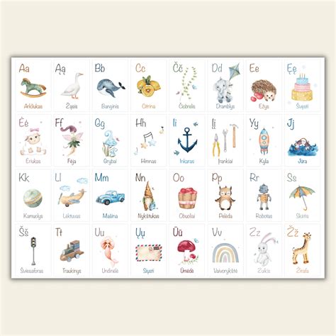 Lipdukai „abėcėlė Magiškas Paštas