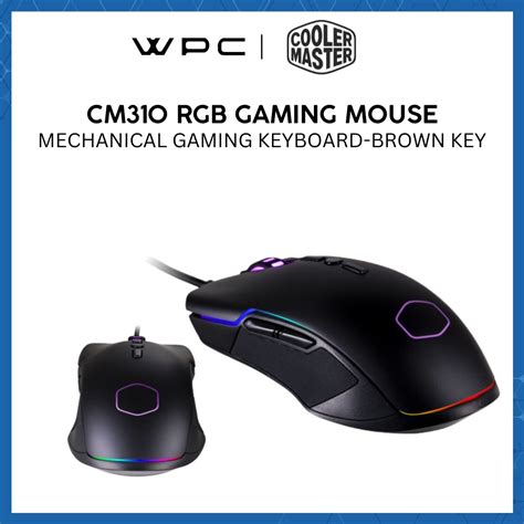 Cooler Master Cm310 Rgb Gaming Mouse Cm 310 Kkw02 Shopee Malaysia