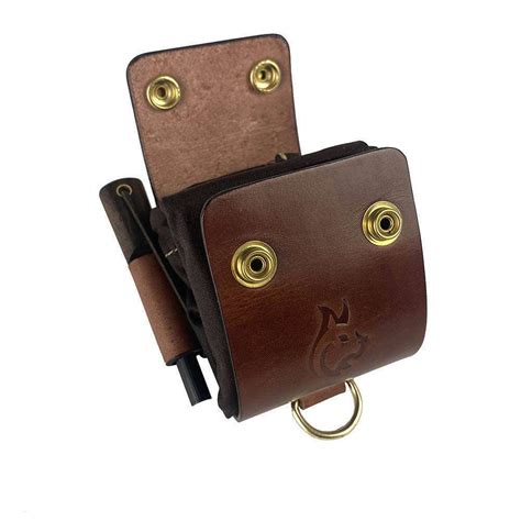 Foraging Pouch Leather And Oilskin Foraging Pouch Wayandfarer