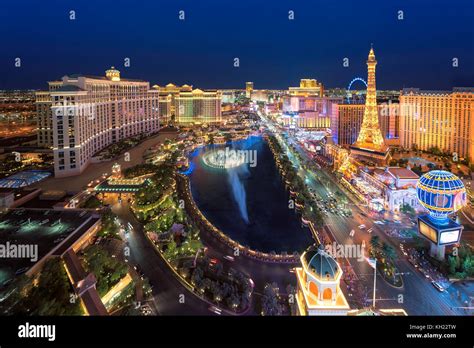 Las Vegas Skyline At Night Las Vegas Skyline At Night Nevada By Nino