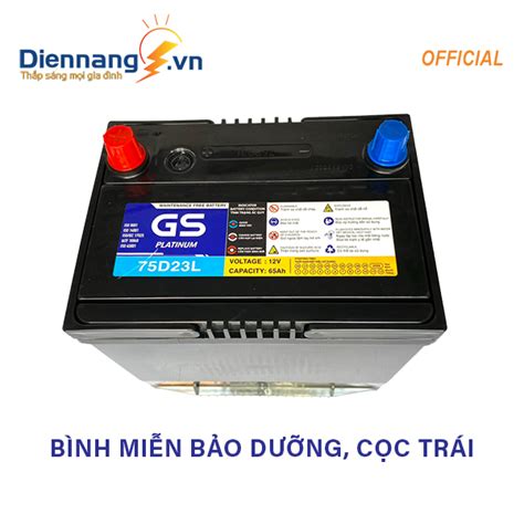 Ắc Quy Gs Mf 75d23l 12v 65ah Chính Hãng Giá Tốt