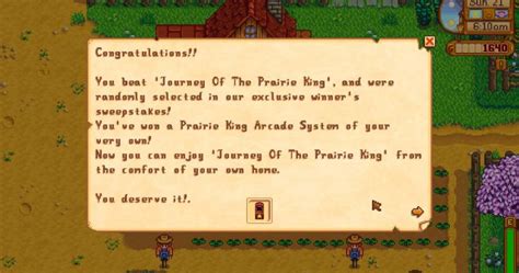 How To Beat Journey Of The Prairie King In Stardew Valley