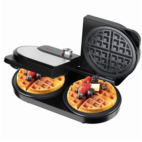Yashe Double Waffle Maker 6 Inch 1400w Belgian Waffle Maker For