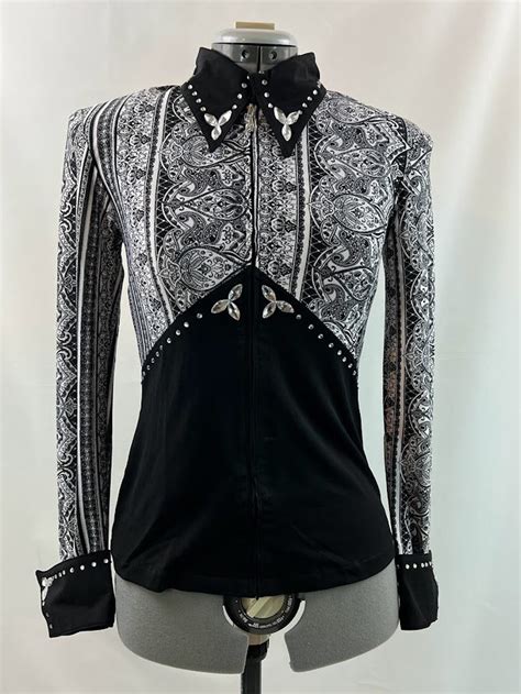 Medium Western Show Pleasure Rail Shirt Jacket Clothes Showmanship