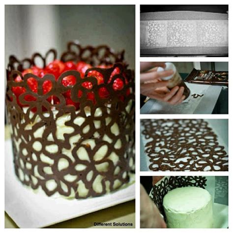 Chocolate Cake Decoration Desserts Chocolate Lace Cake Cake