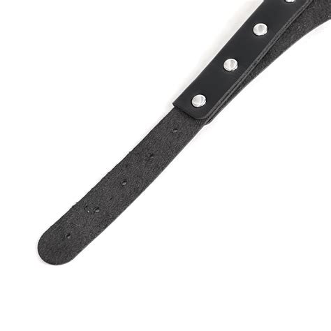 Punk Spiked Belt Choker With Nipples Cover