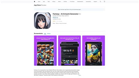 Fantasy Ai Artwork Generator 驚人的視覺創作 Creatiai