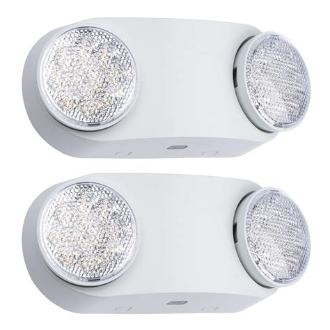 Gruenlich Led Emergency Light With Battery Backup Two Bug Eye Heads