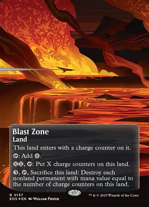 Blast Zone Borderless Bloodmoongames Chile Magic The Gathering Y
