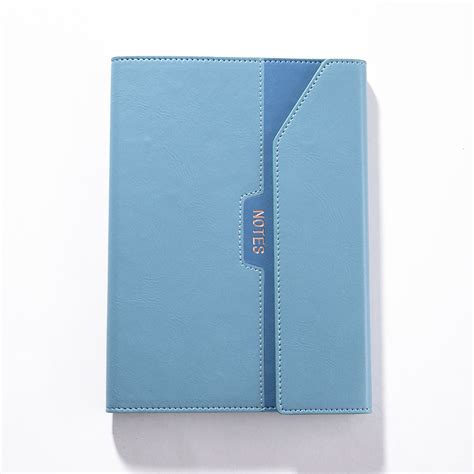 A5 Tri Fold Notebook Tx310 Pu Leather Notebook Supplier In China