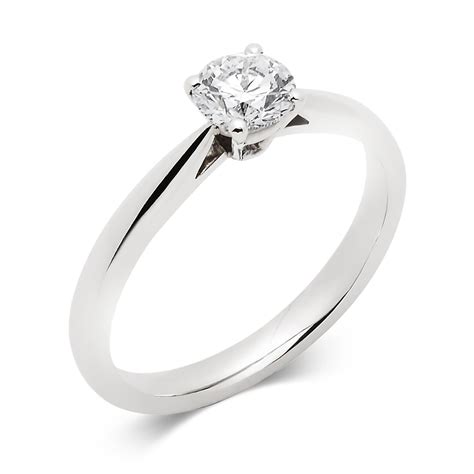 Classic Diamond Solitaire Ring 050ct Pravins