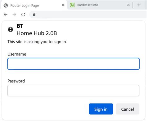 How To Open Up Admin On Bt Home Hub 20b
