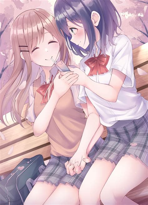 Adachi Sakura And Shimamura Hougetsu Adachi To Shimamura Drawn By