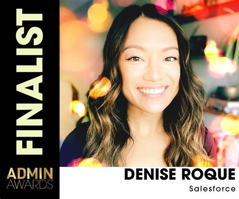 Congratulations Denise R With Salesforce On Becoming A Finalist In The