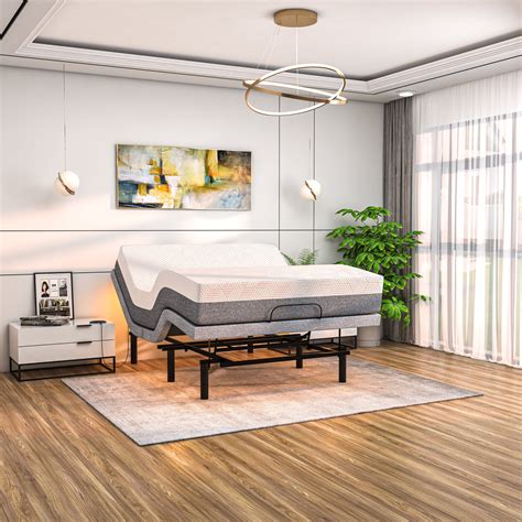 Renanim Sfe Adjustable Bed With 10 Memory Mattress Included Massage