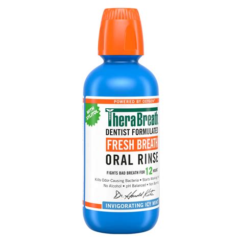 Therabreath Fresh Breath Oral Rinse Icy Mint 16oz Delivered In As